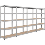 Topeakmart 4PCS 5-Tier Metal Boltless Storage Rack for Home Warehouse ...
