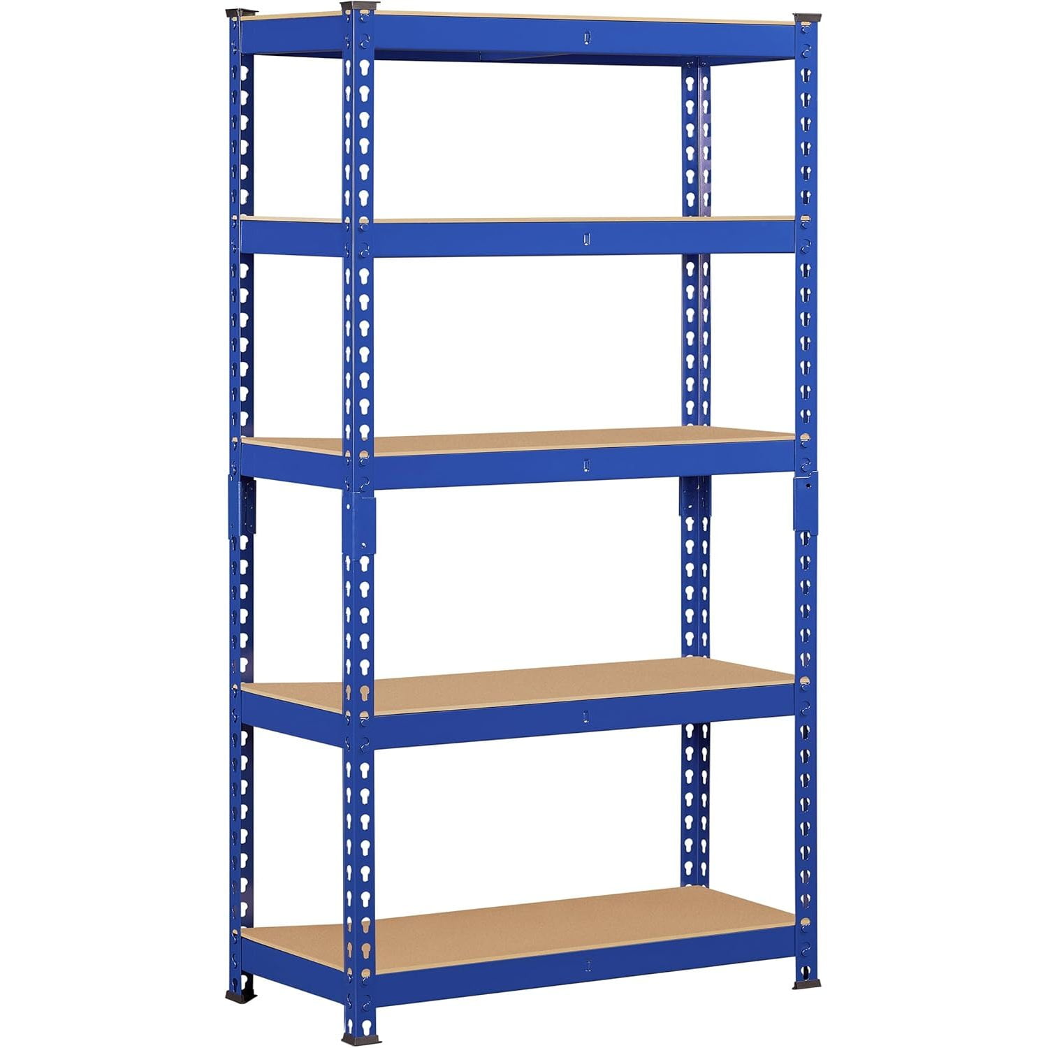 Topeakmart 5-Tier Utility Shelves, Metal Storage Shelves, Adjustable ...