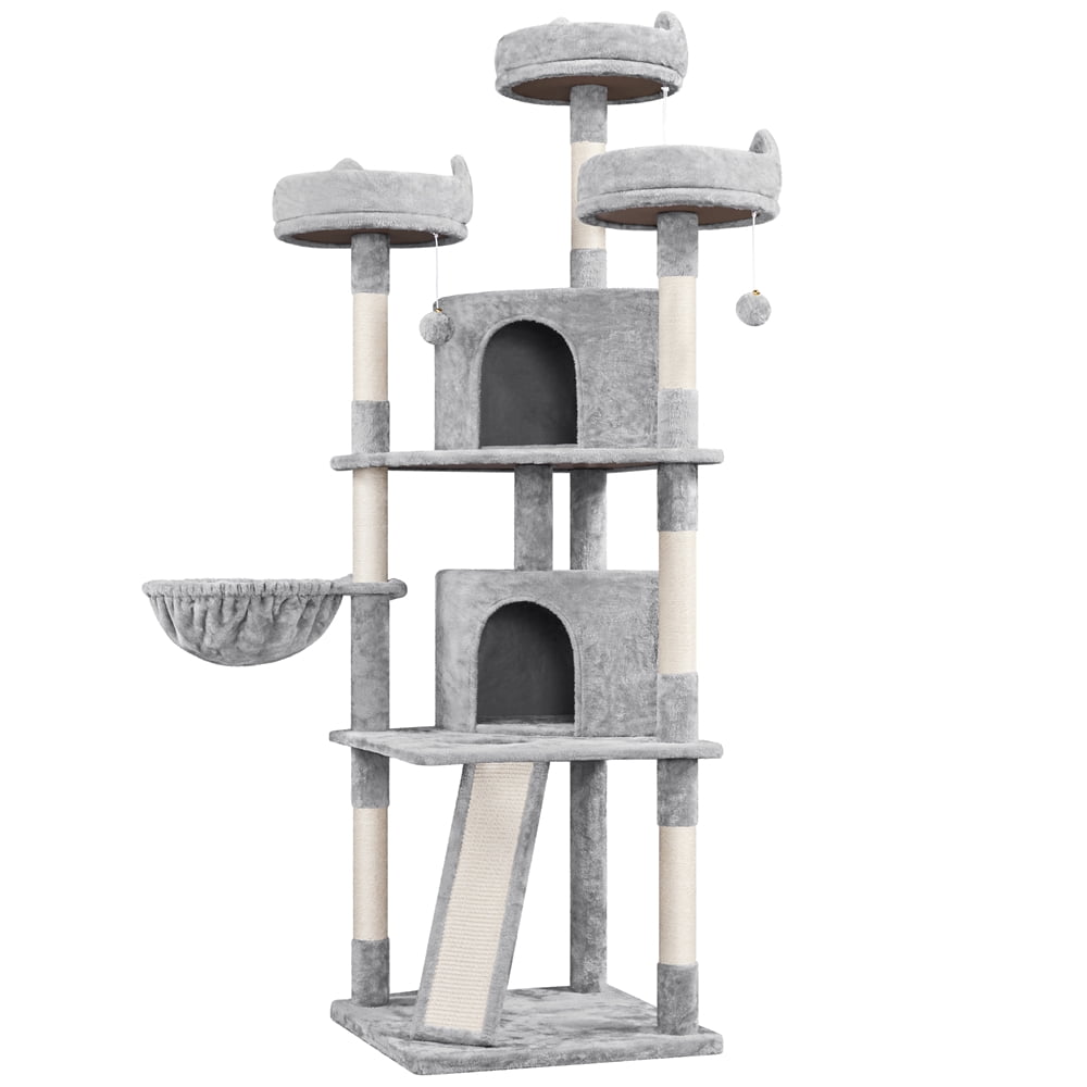 Topeakmart Extra Tall 76''H Multilevel Cat Climbing Stand with Condos ...