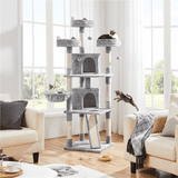 Topeakmart Extra Tall 76''H Multilevel Cat Climbing Stand with Condos ...