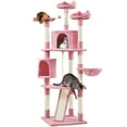Topeakmart 79'' Multilevel Kitten Cute Cat Tree Tower with 2 Condos ...