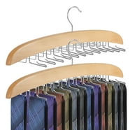 Closet Complete 2pk Rotating Hanger, Black Hook Twirling Tie Rack, Belt ...