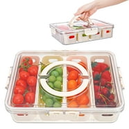 Simperf Snack Divider Container, Snack Box with Lid, Snack Containers ...