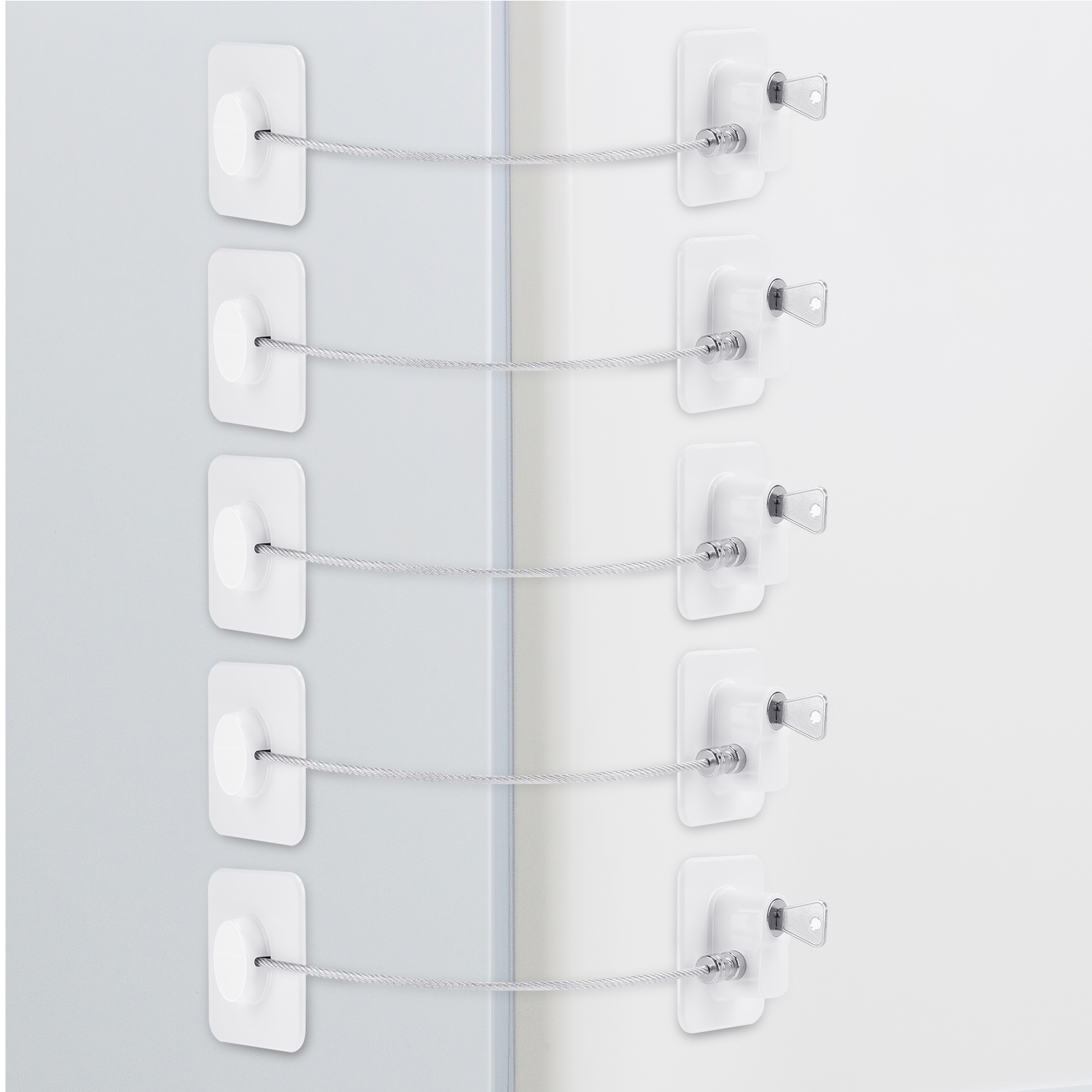 Safety 1st Cabinet Slide Lock White 5.5" Carded 2 / Pack - Walmart.com