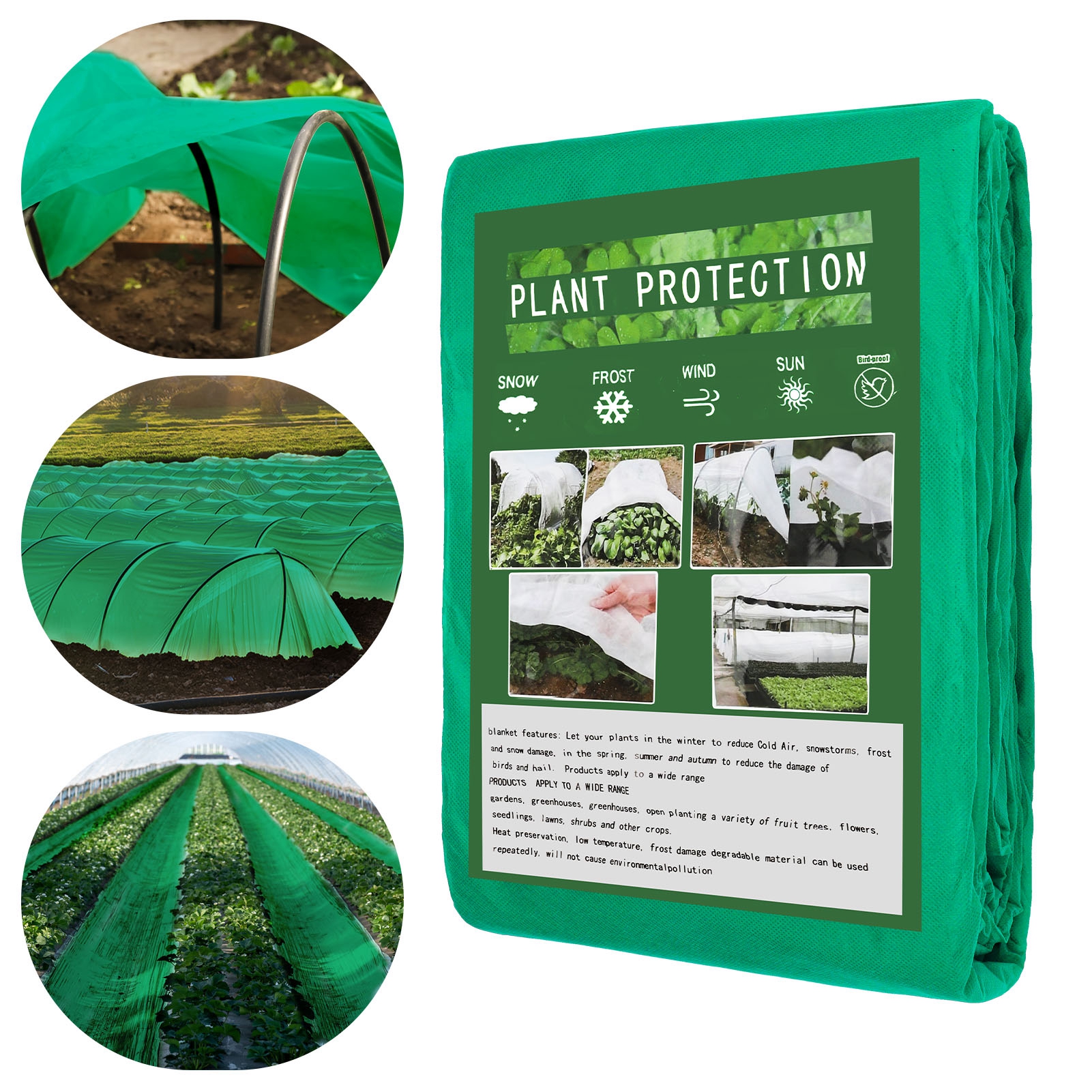 Planket Plant Frost Blanket and Protection Cover, 6 Ft Round - Walmart.com