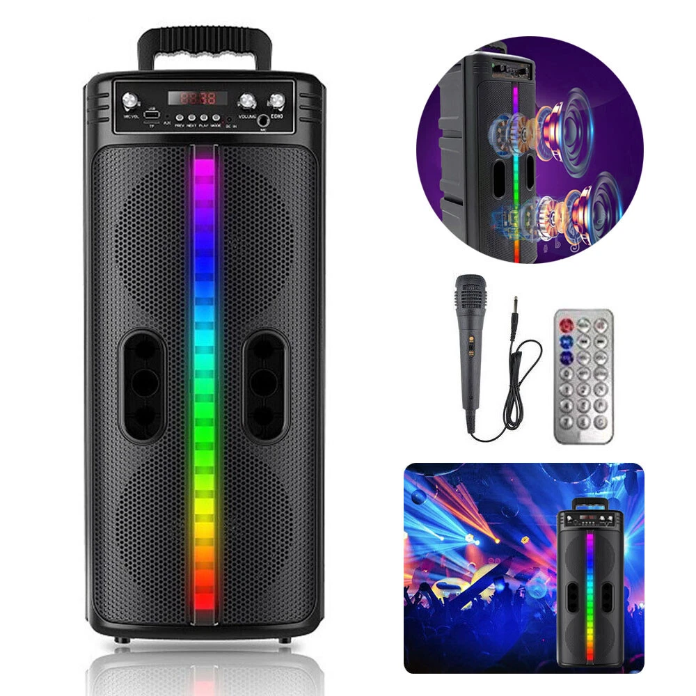 Topelectronic 8.5" Bluetooth Speaker System - 6000W Rechargeable ...