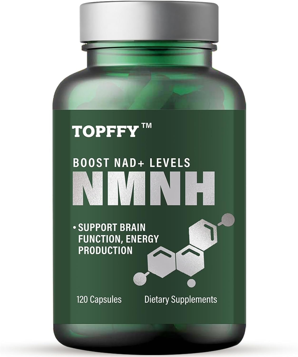 Topffy N-MN-H-Supplement, Anti-aging 500mg Per Serving, 120 Capsules ...
