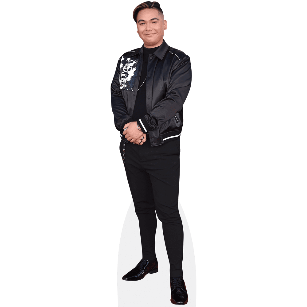 Topher Ngo (Black Outfit) Lifesize Cardboard Cutout Standee - Walmart.com