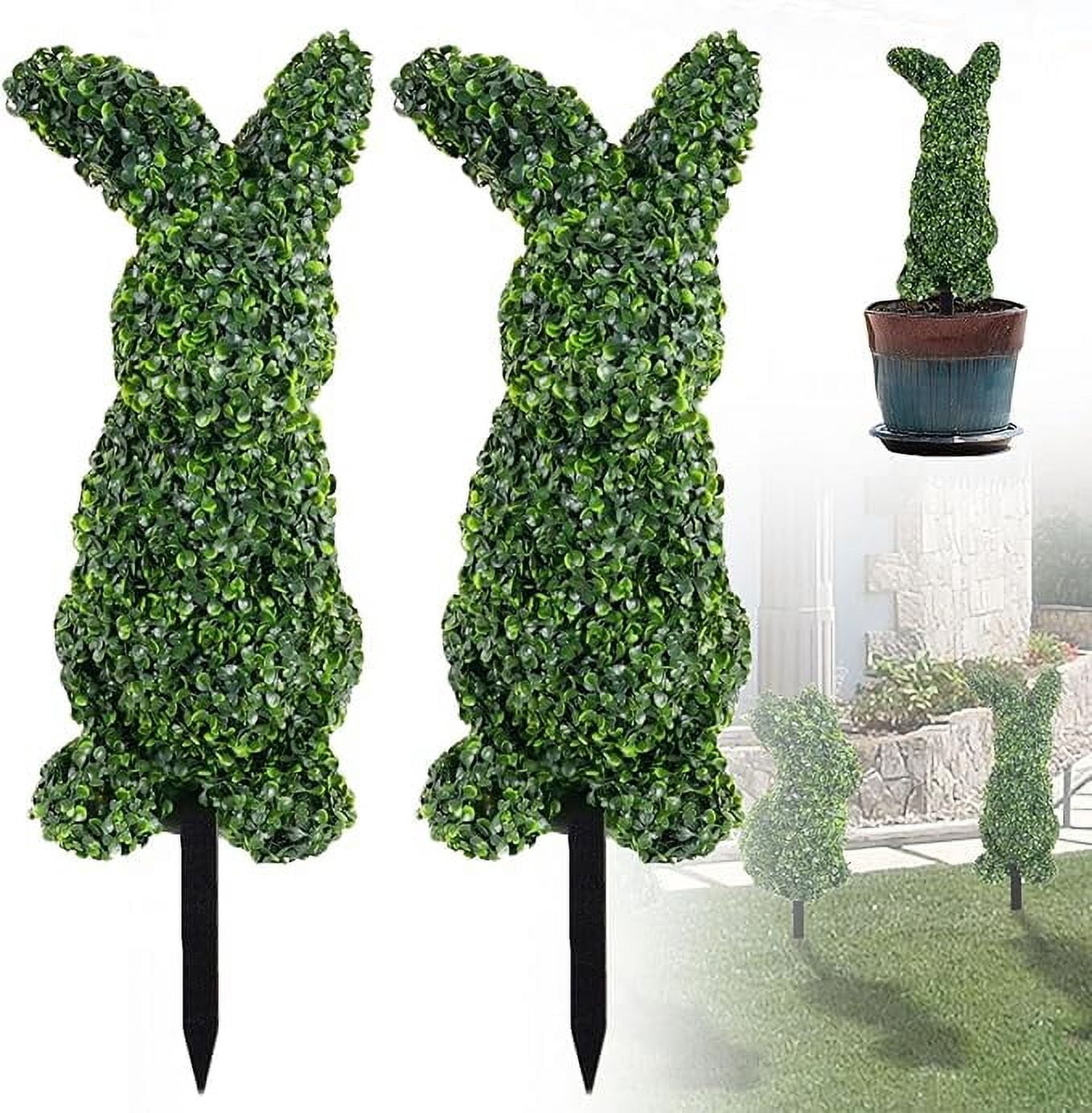 Topiary Bunnies, Bunny Topiary Outdoor, Easter Topiary Rabbit ...