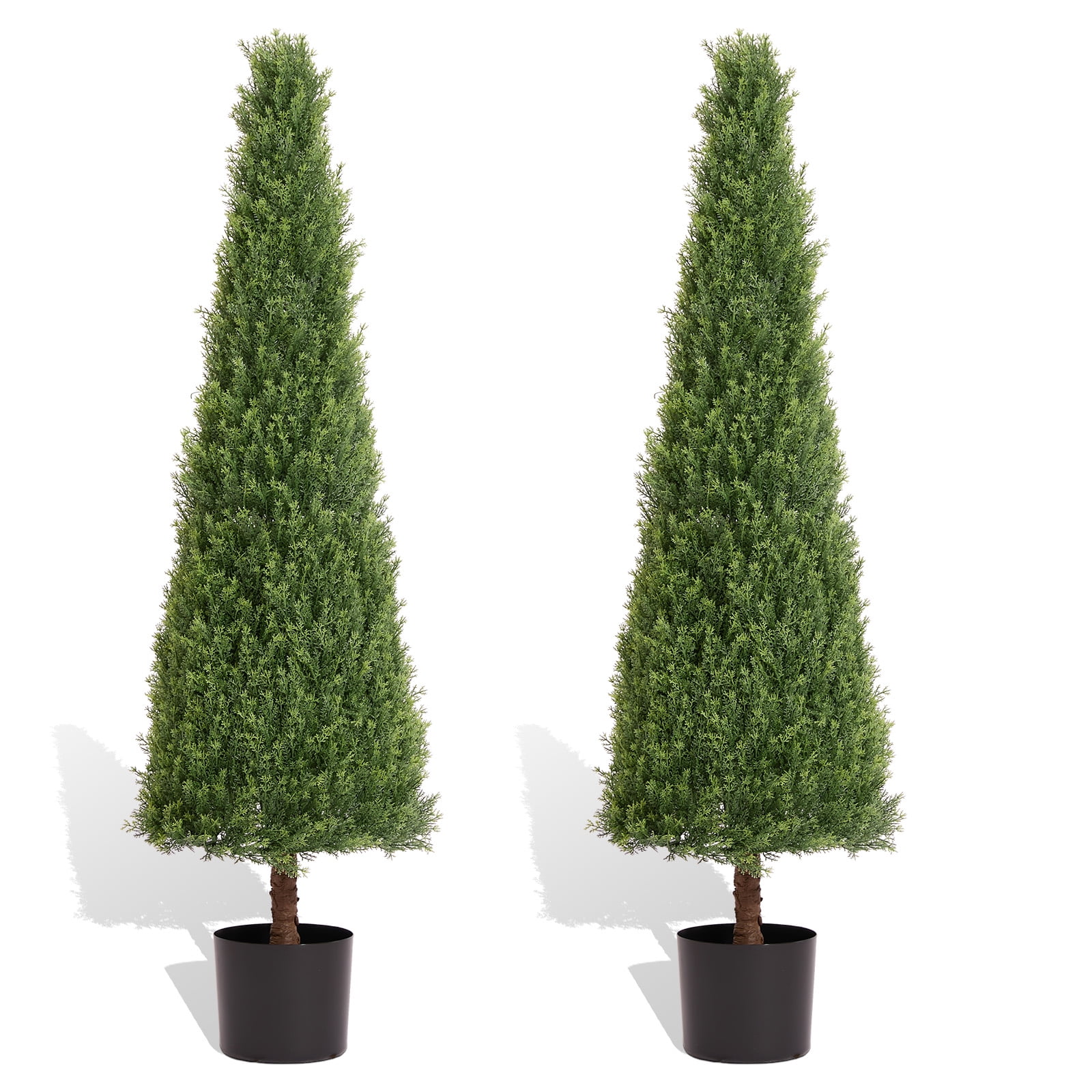 Topiary Tree Plant Potted Trees Decorations For Indoor Living Room ...