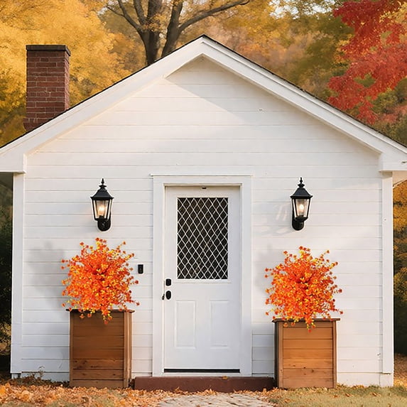 Topiary Trees for Home - Ground Standing 208 Inch Autumn Shrubs for ...