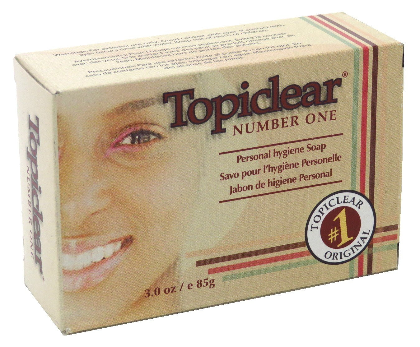 Topiclear Number One Soap 3 Ounce Boxed (88ml) (6 Pack) - Walmart.com