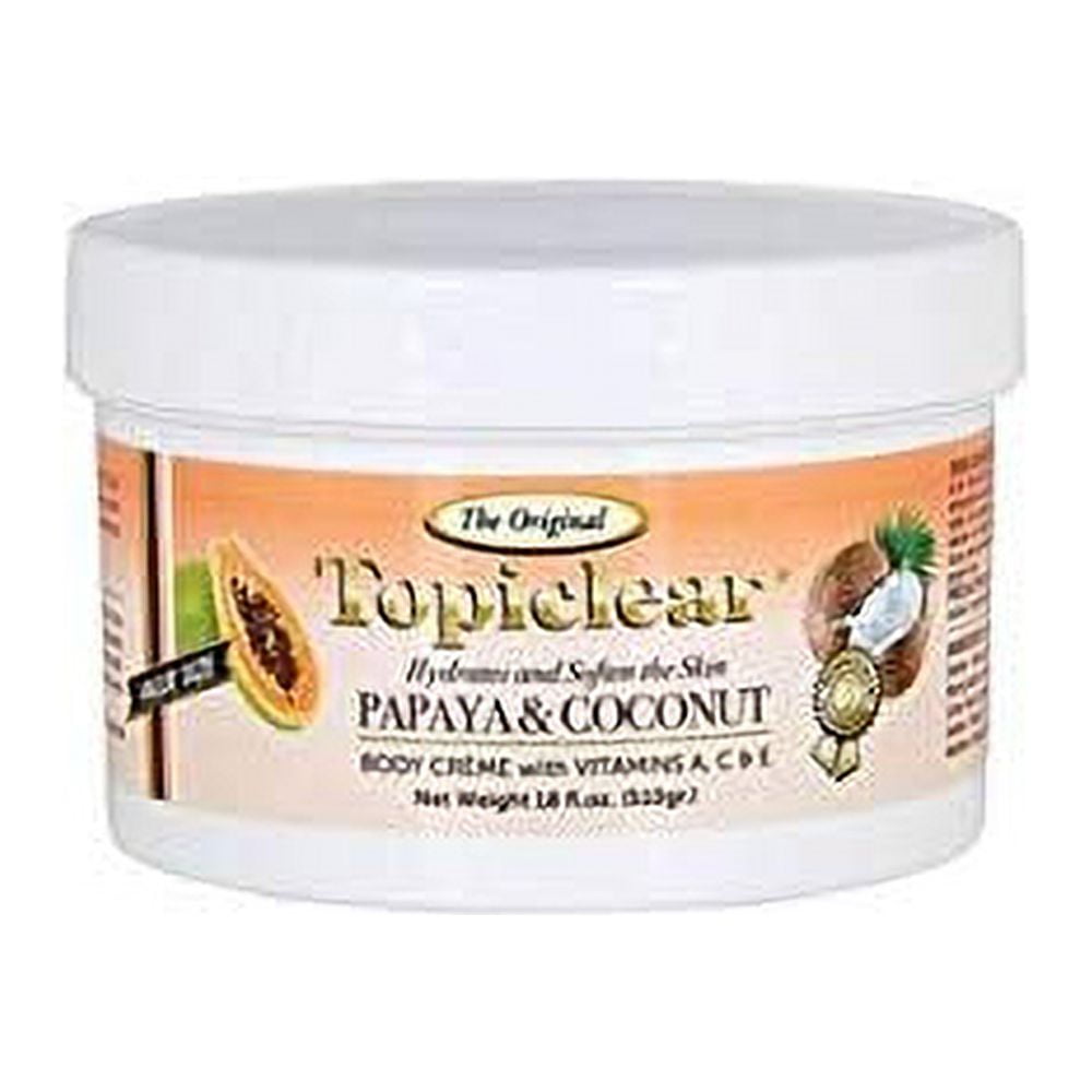 Topiclear Papaya & Coconut DPF11 Body Cream 18 Oz - Walmart.com