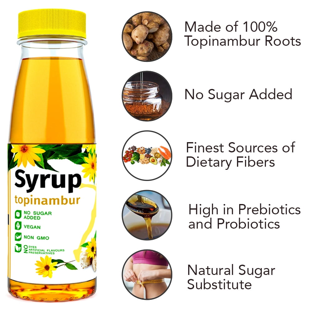 Topinambur Syrup - 100% Pure Natural Sweetener no Sugar Added - Vegan ...