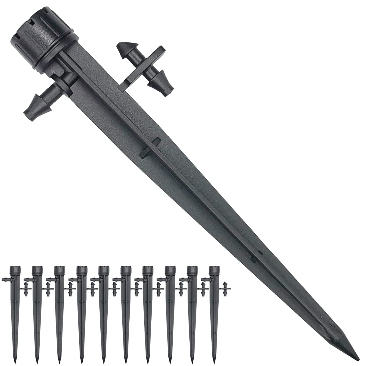 Topiverse 25 Pcs Drip RRF12 Irrigation Emitters, Adjustable Flow 0-18 ...