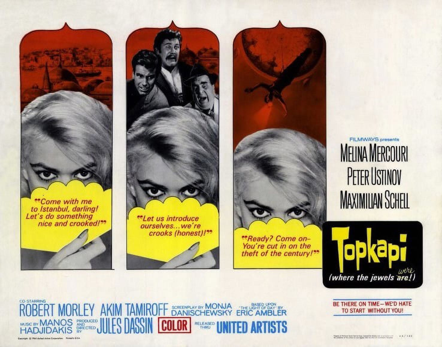 Topkapi - movie POSTER (Half Sheet Style A) (22" x 28") (1964 ...