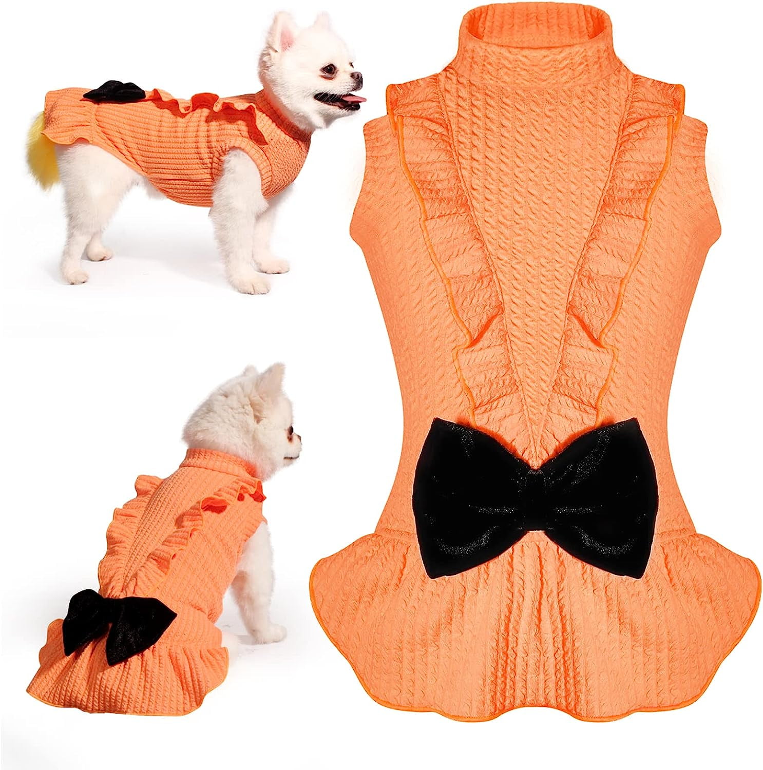 Topkins Dog Birthday Dresses, Dog Princess Dress, Turtleneck Puppy ...