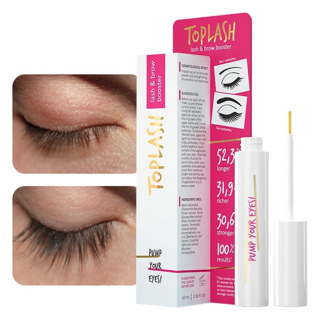 Fiber Lash For Natural Lengthening And Thickening Effect Thick Lasting