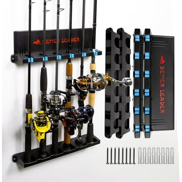 "Rack'Em 7009 Overhead 12-Rod Fishing Rod Rack" - Walmart.com