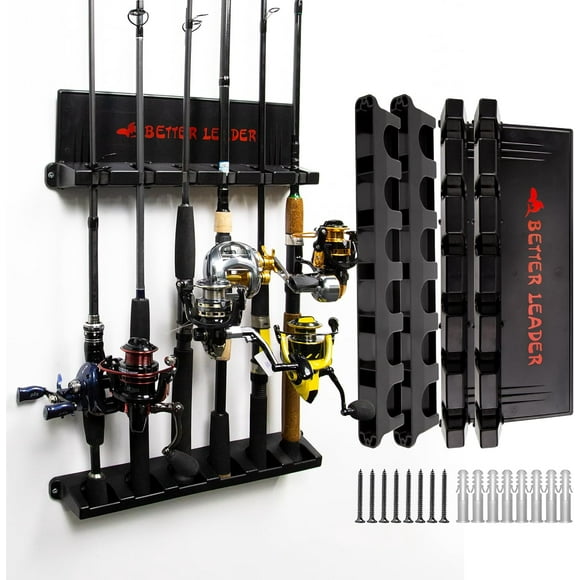 Wall Mounted Fishing Rod Rack