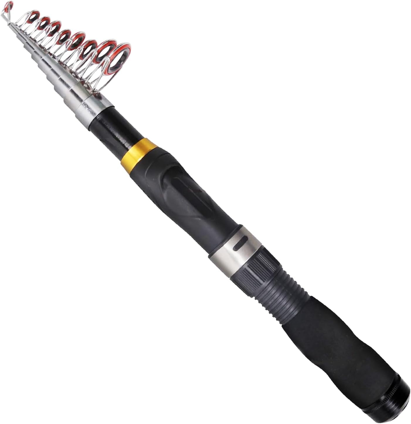 Topline Tackle Collapsible Fishing Rod and Reel Combo, Telescopic ...