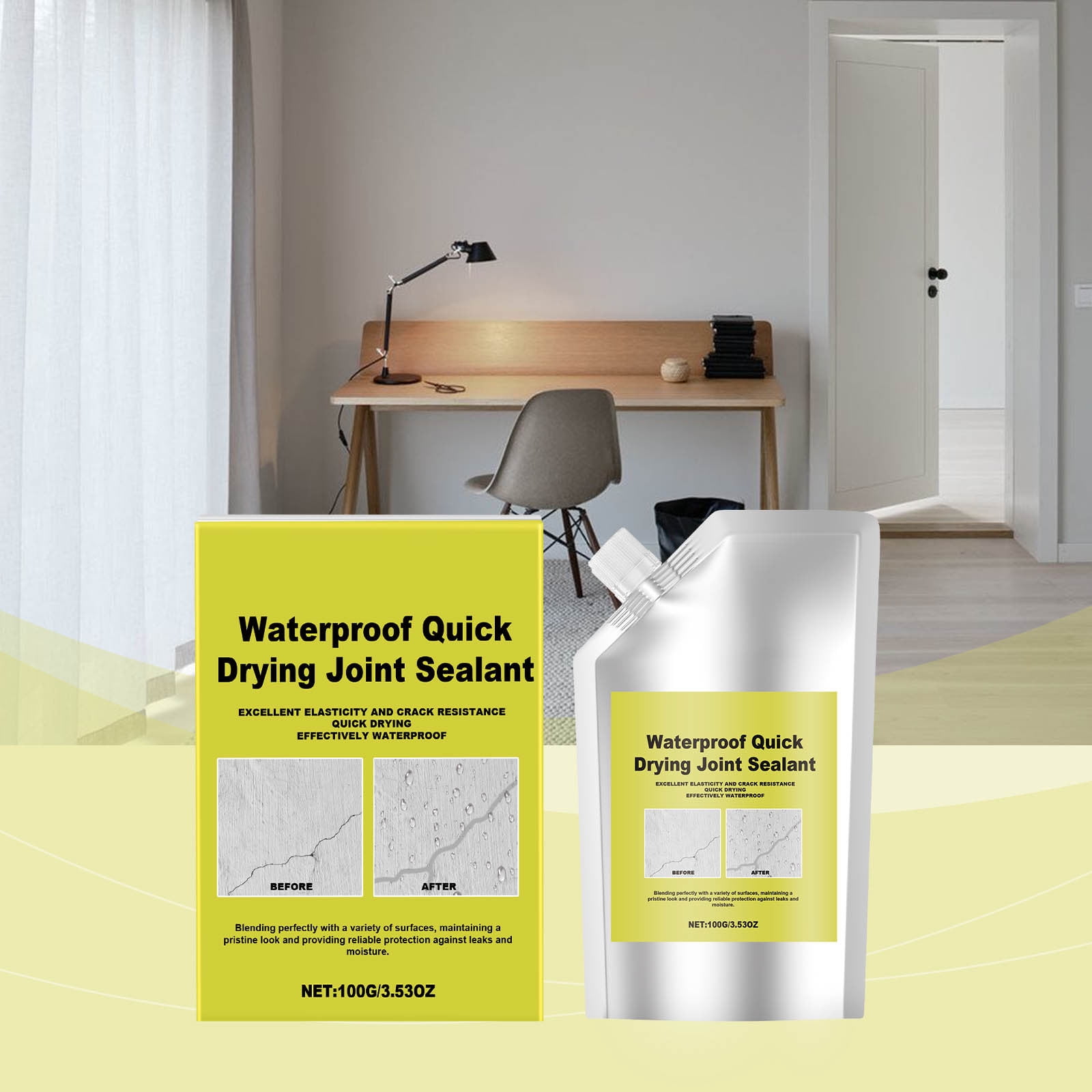 Topliu Seam Sealer,Waterproof & Quick Drying Aesthetic Filler for Home ...