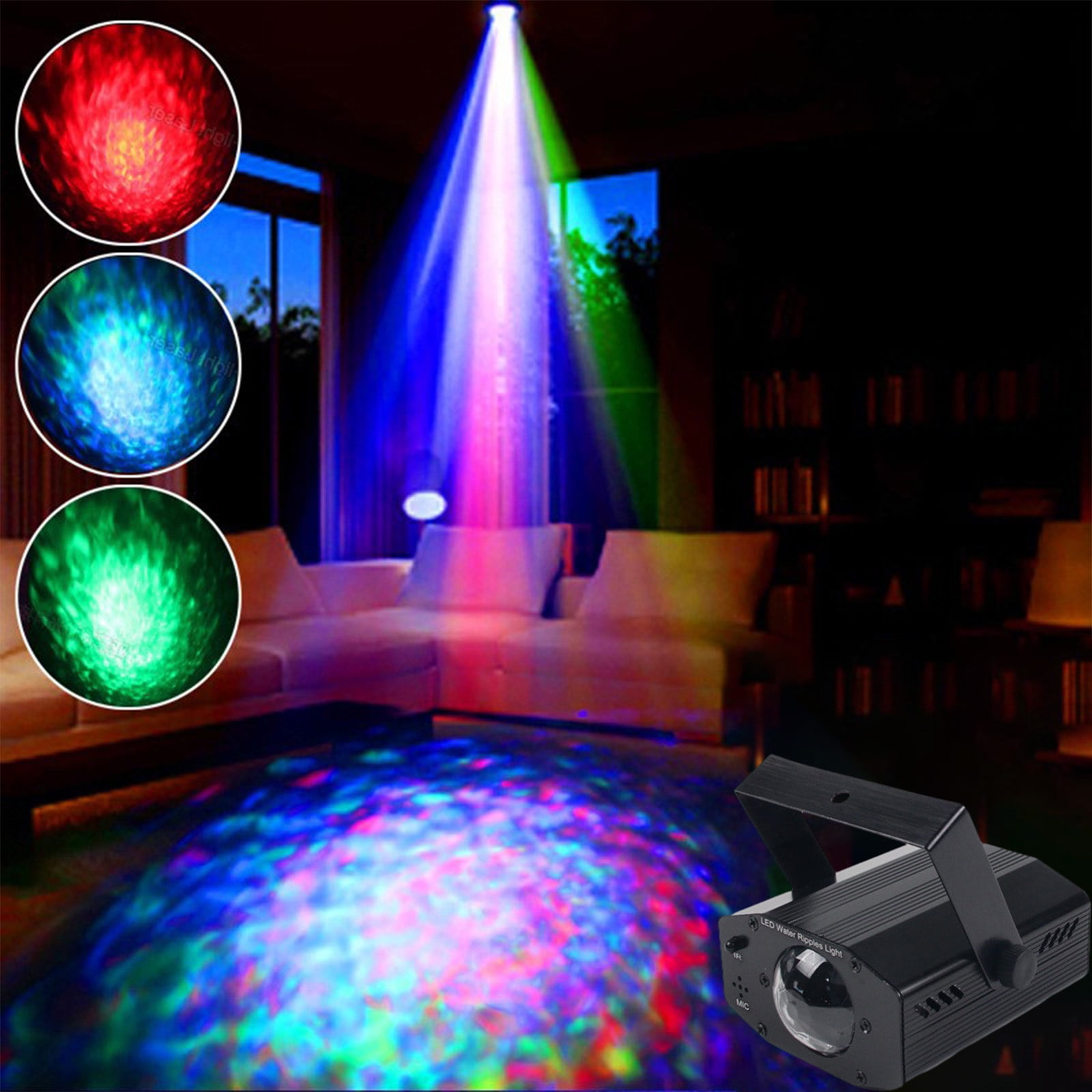 Topliu Small Table Lamp,Party Projection Lamp Stage Light Multiple ...