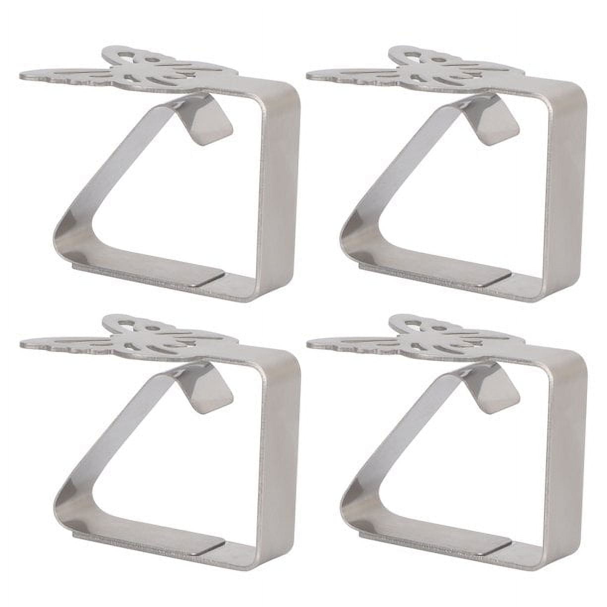 Toplive 4 Packs Tablecloth Clips for Outdoor Dining Table, Stainless ...