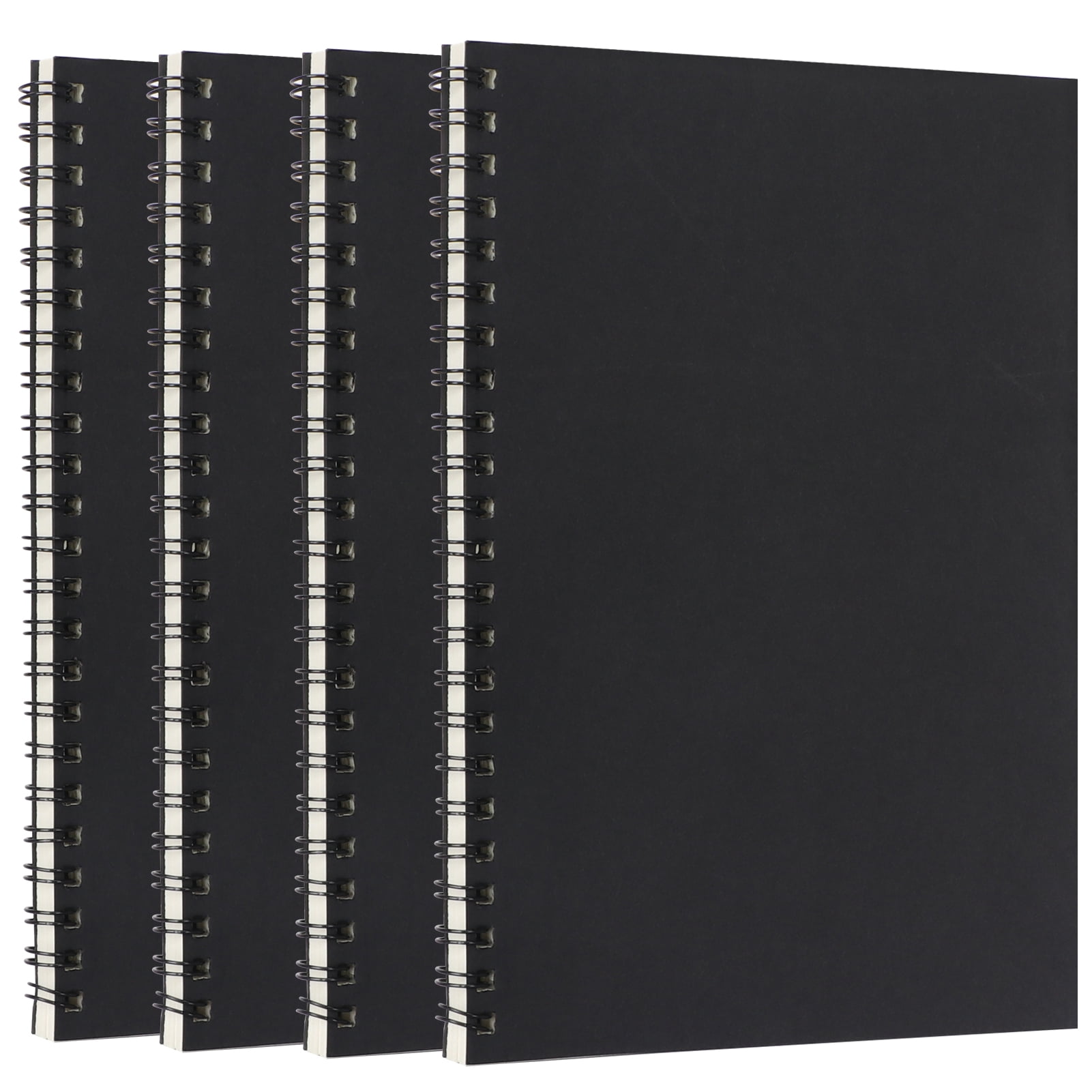 Toplive A5 Spiral Notebook 4 Pack Kraft Cover Ruled Journals Toplive A5 Spiral Notebook 4 Pack Kraft Cover Ruled Journals