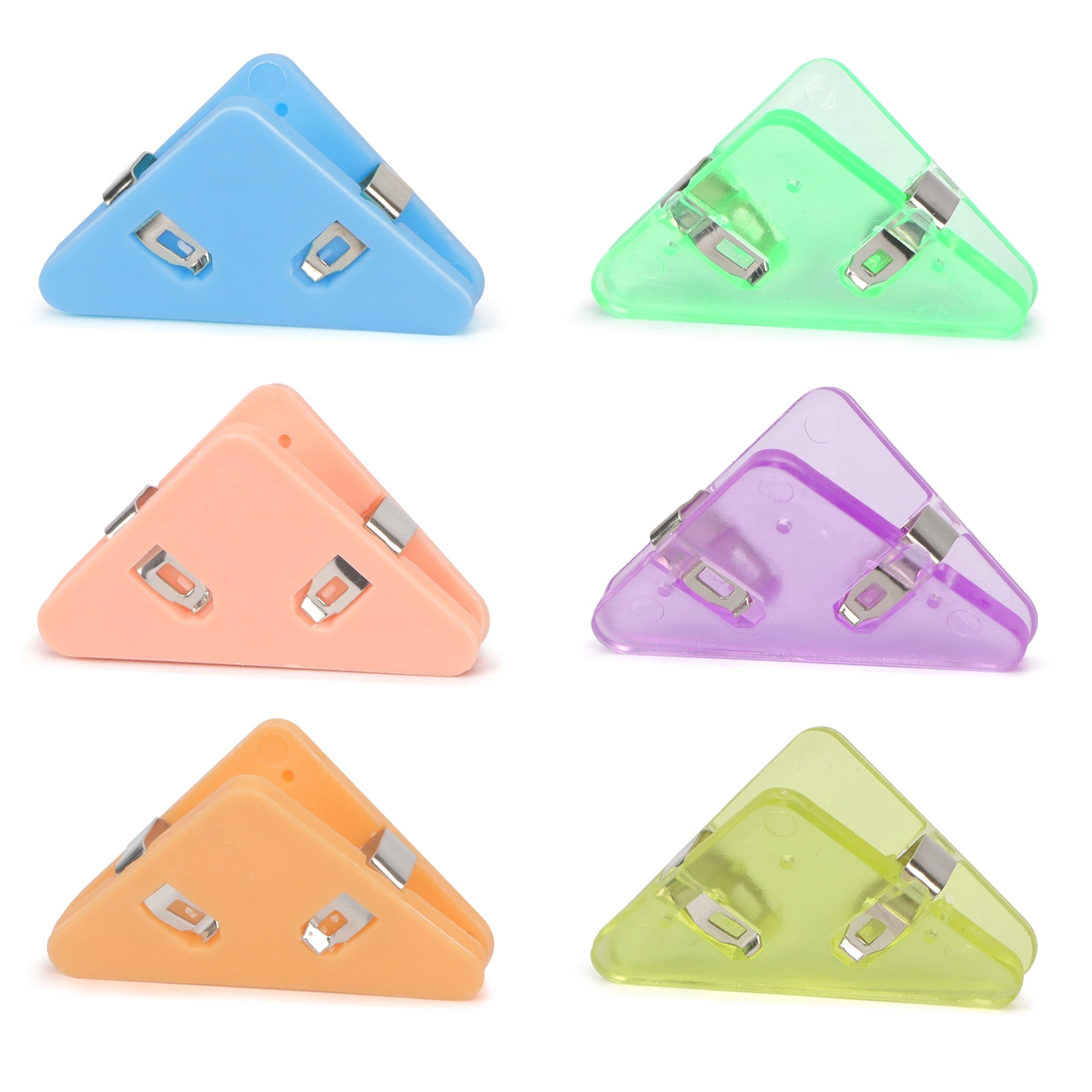 Toplive Binder Clips 60 Pcs Paper Clips Colorful Paper Clamps for ...