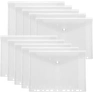 Smead Poly Translucent Slash Jackets Clear 5/PK Letter (89506 ...