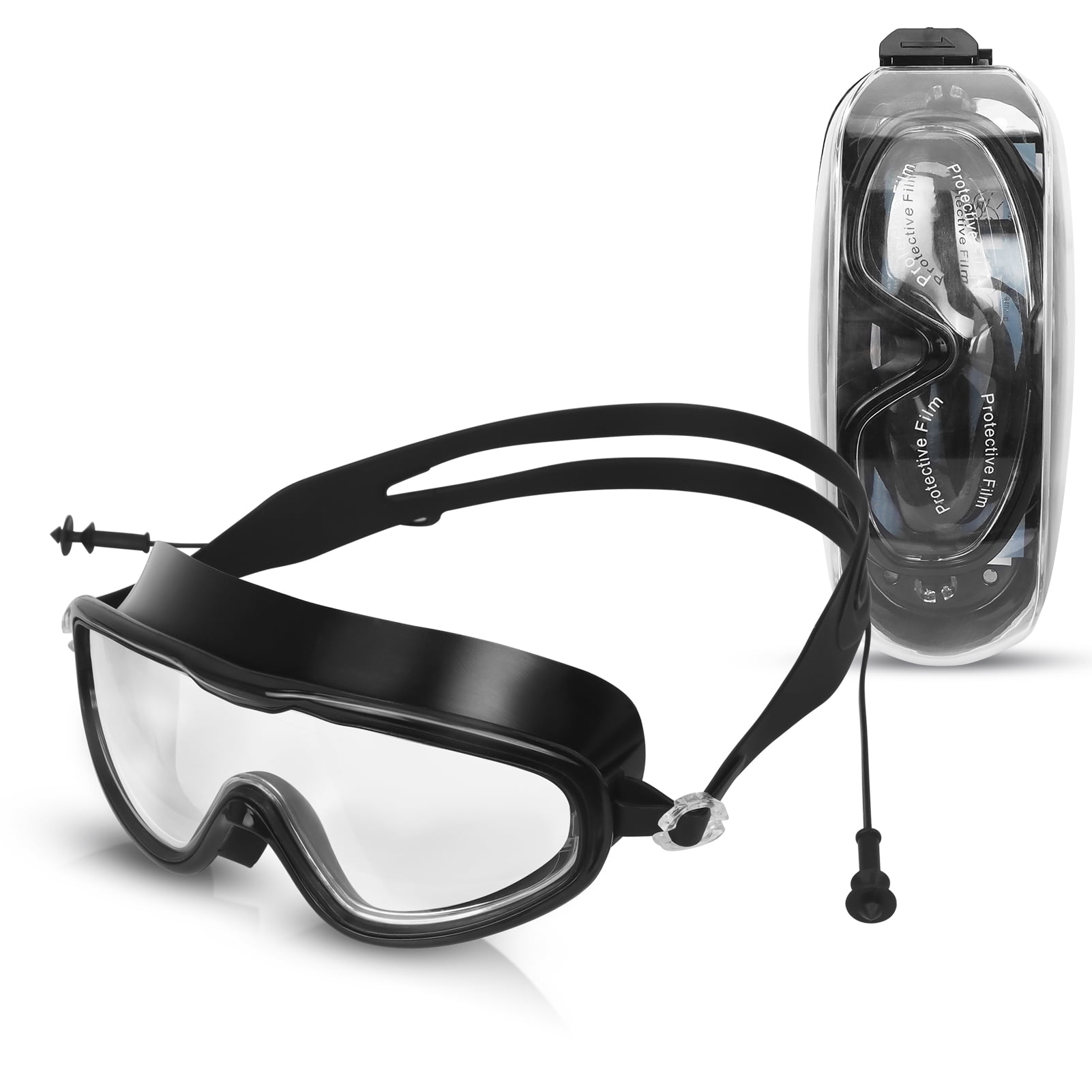 Toplive Swimming Goggles, Leak-Resistant Design, Wide View, Anti-Fog ...