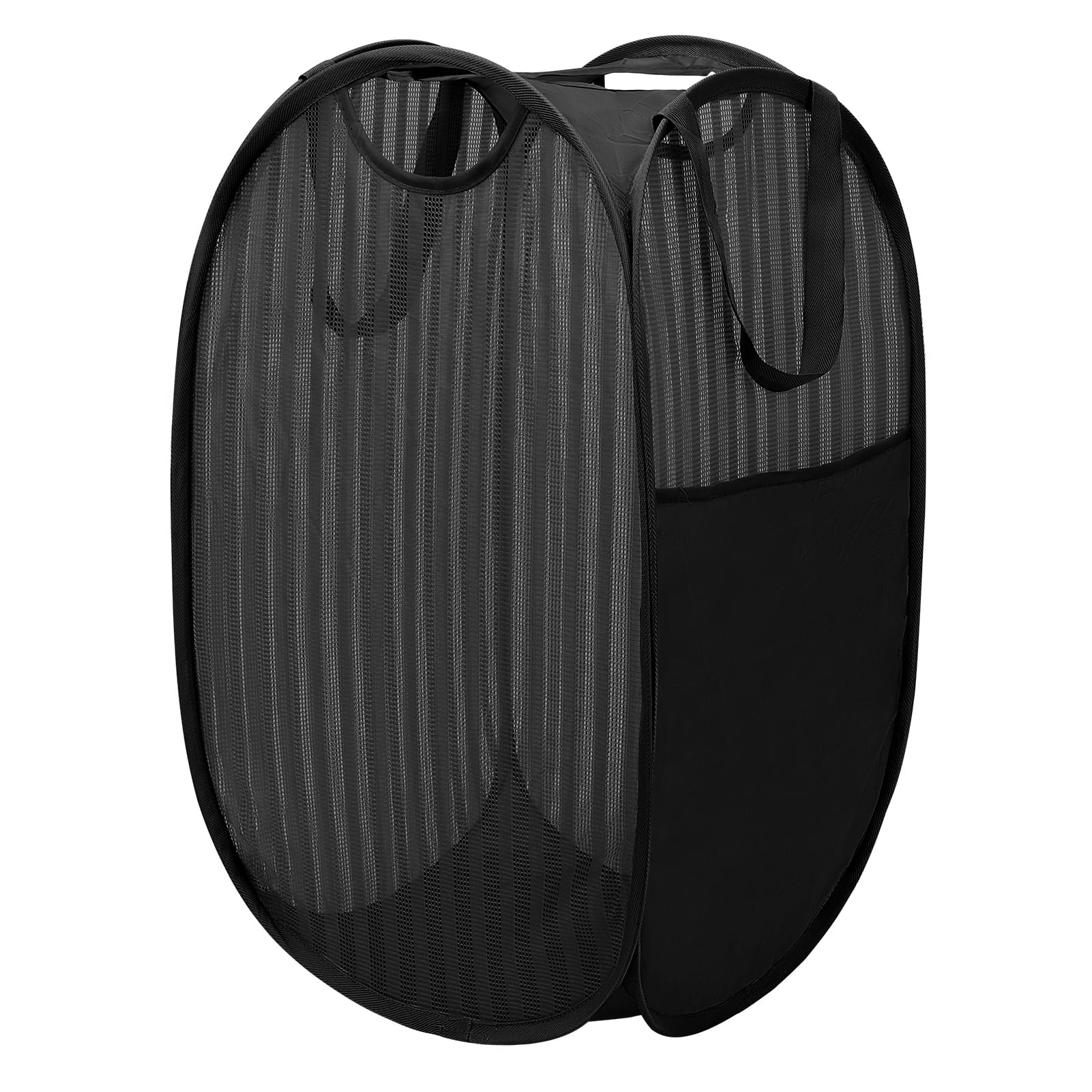 Toplive Pop Up Laundry Hamper Mesh Laundry Basket, Collapsible Popup ...