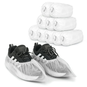 Medline Disposable Non-Skid Polypropylene XL Shoe Covers, Medical Foot ...