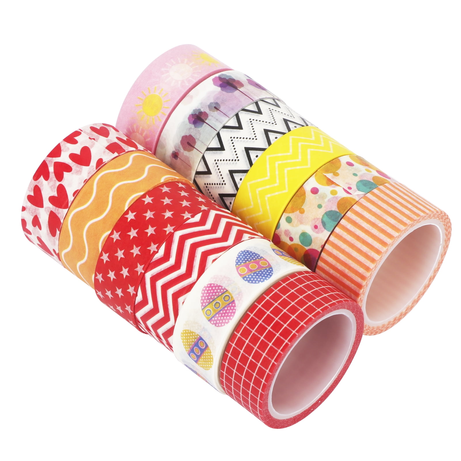 Toplive Washi Tape Set,12 Rolls Decorative Colored Masking Tape for DIY ...