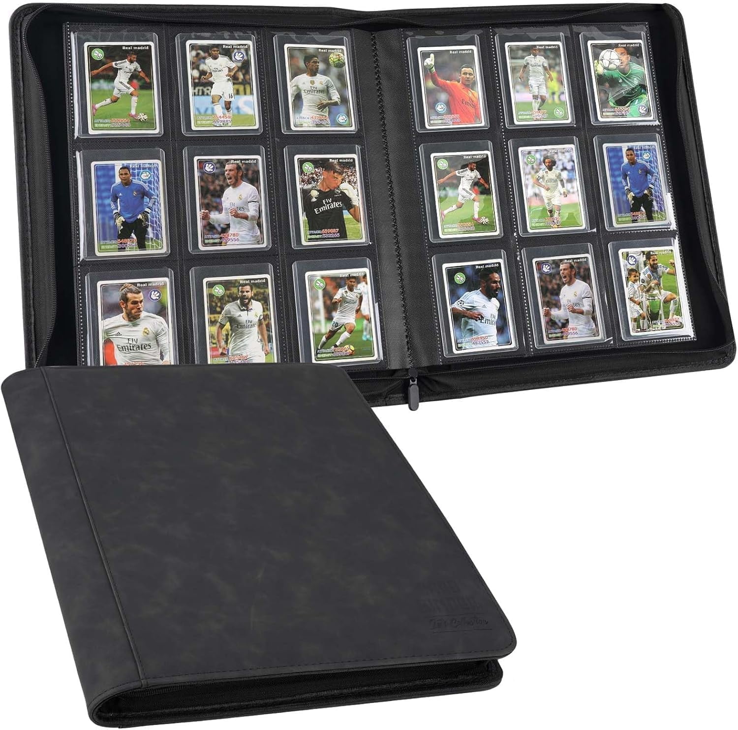 Toploader Binder with 9-Pocket Pages, Holds 288 "3×4" Rigid Toploader ...