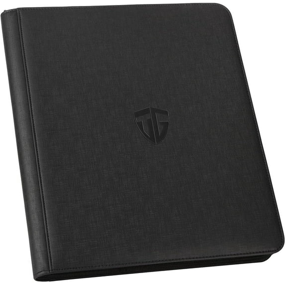 Toploader Binder,Holds 216 Toploaders,9 Pocket Top Loader Binder with ...