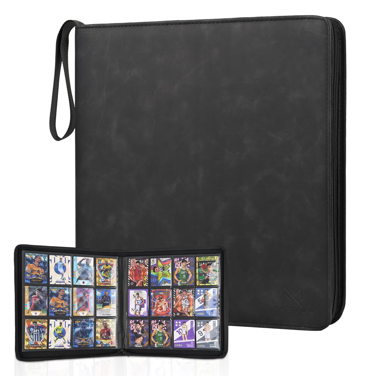 Toploader Binder, Trading Card Binder 480 Pockets, 12 Pockets Card ...