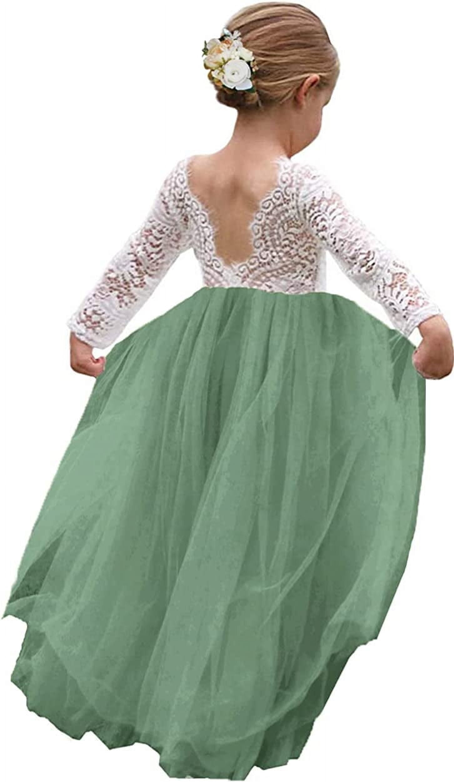 Topmaker Girl Toddler Full-Length Straight Tulle Tutu Lace Back Party ...