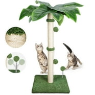 Lovely Caves 28.3in Coconut Palm Tree Cat Scratching Post - Walmart.com