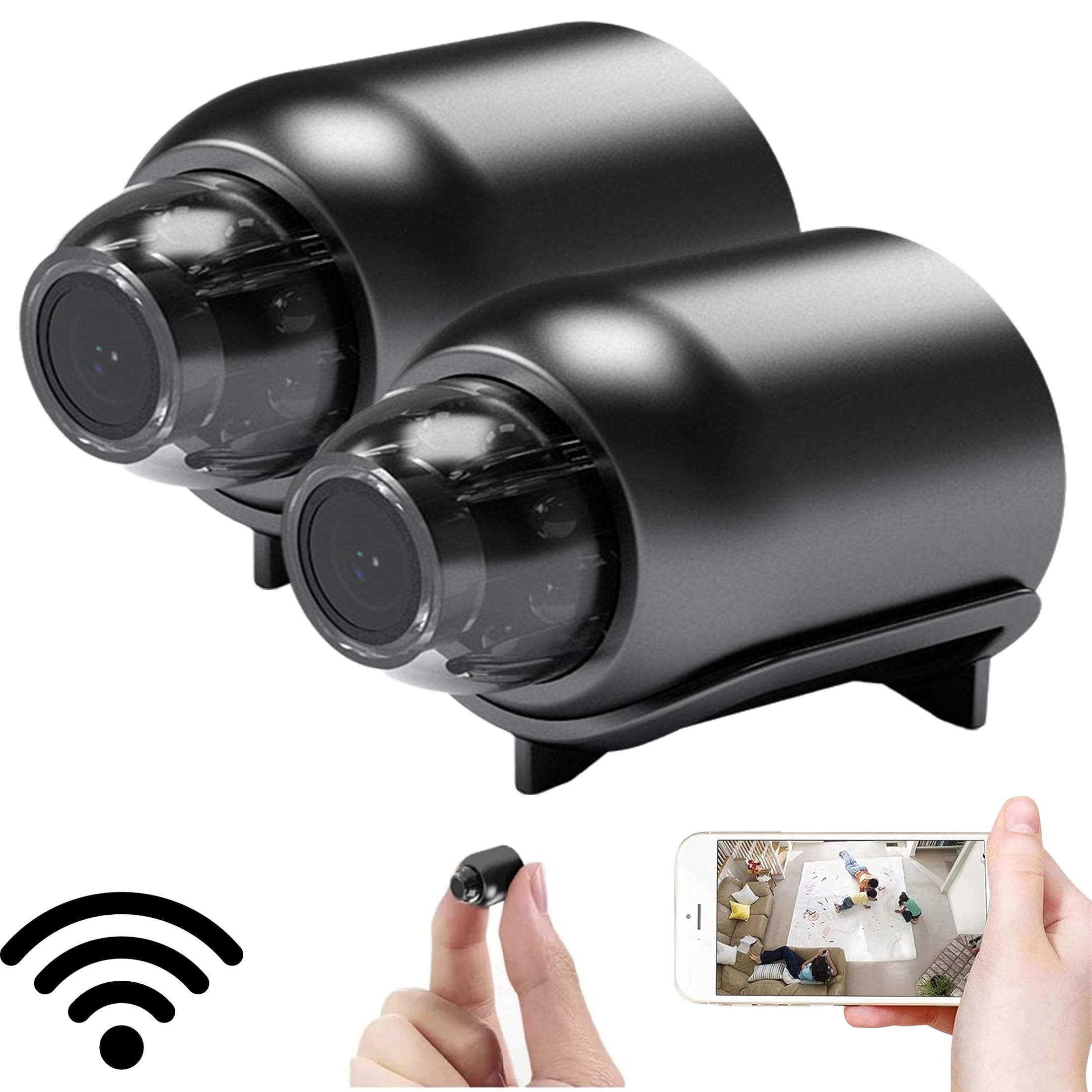 Mini Camera, Mini 4g Wireless WiFi Camera 1080p HD 01, Cat Eye Camera ...