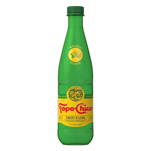 Topo Chico Mineral Water, Twist of Lime, 12 Ounce (Pack of 24 ...