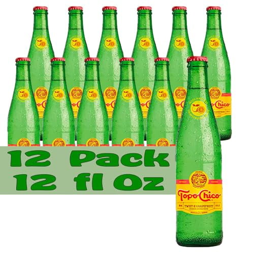 Topo Chico Twist of Grapefruit Mineral Water 12 fl oz Glass Bottles 12 Pack - Walmart.com