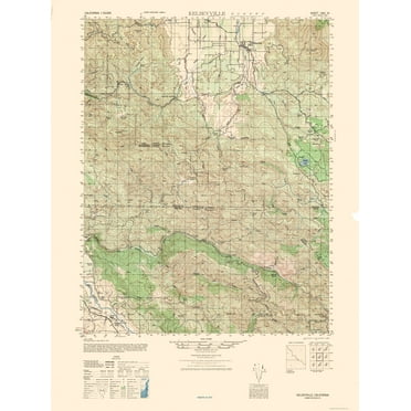 Topographical Map - Goldstone Sheet - US Army 1948 - 23 x 30.62 ...