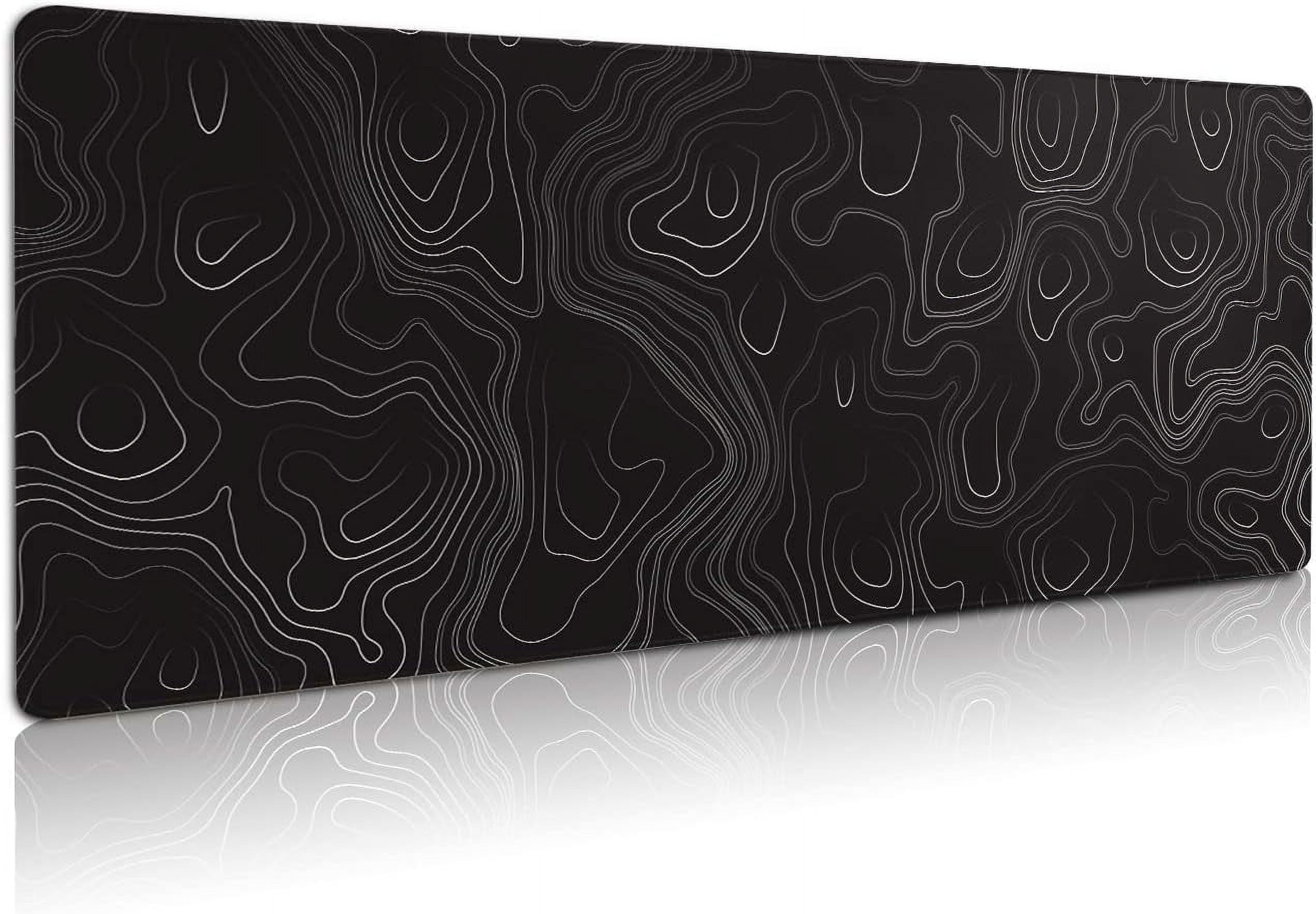 Topographic Map Large Mouse Pad XL Gaming Mouse Pad Extended Geographic ...