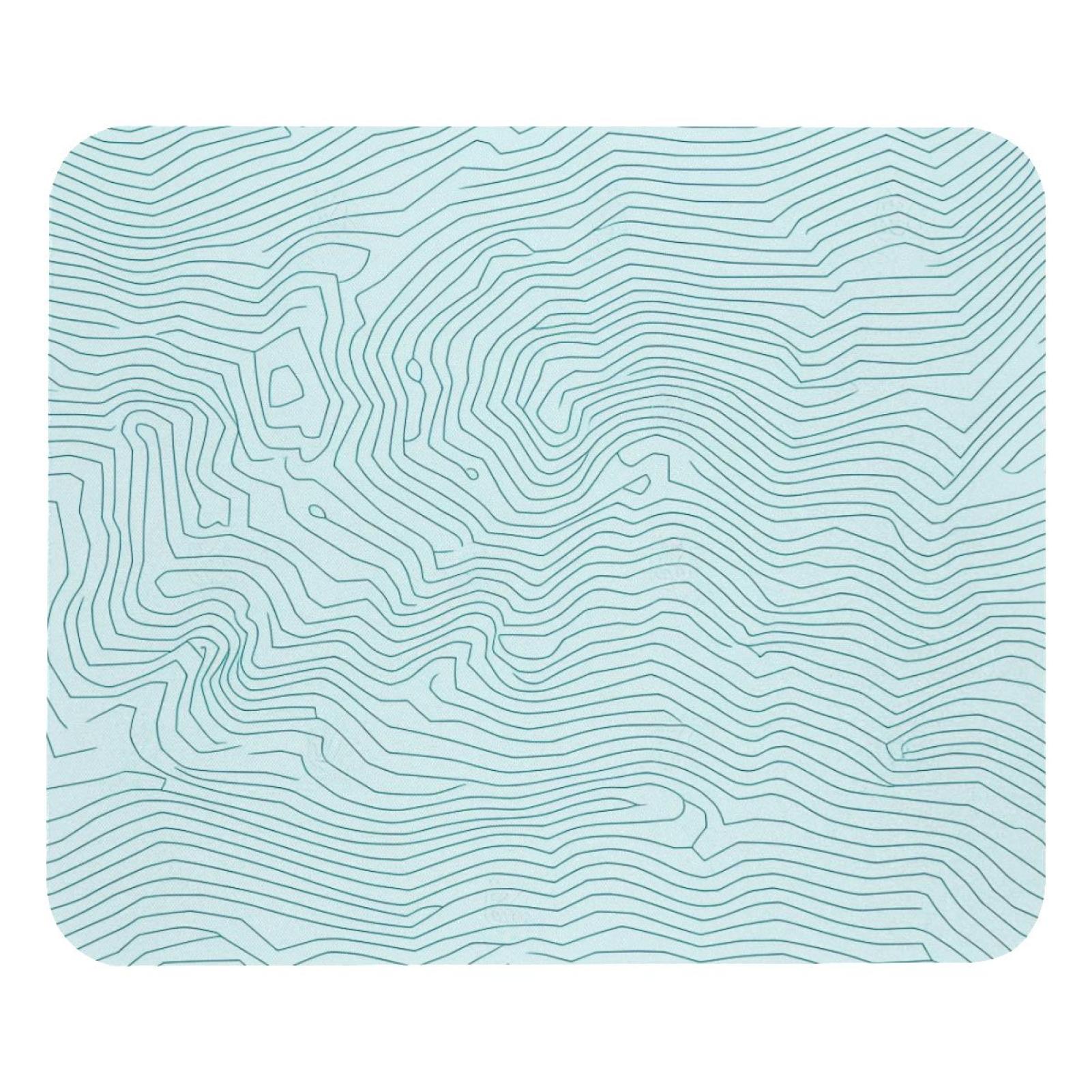 Topography Line Map Mouse Pad, Personality Design Rubber Base for ...