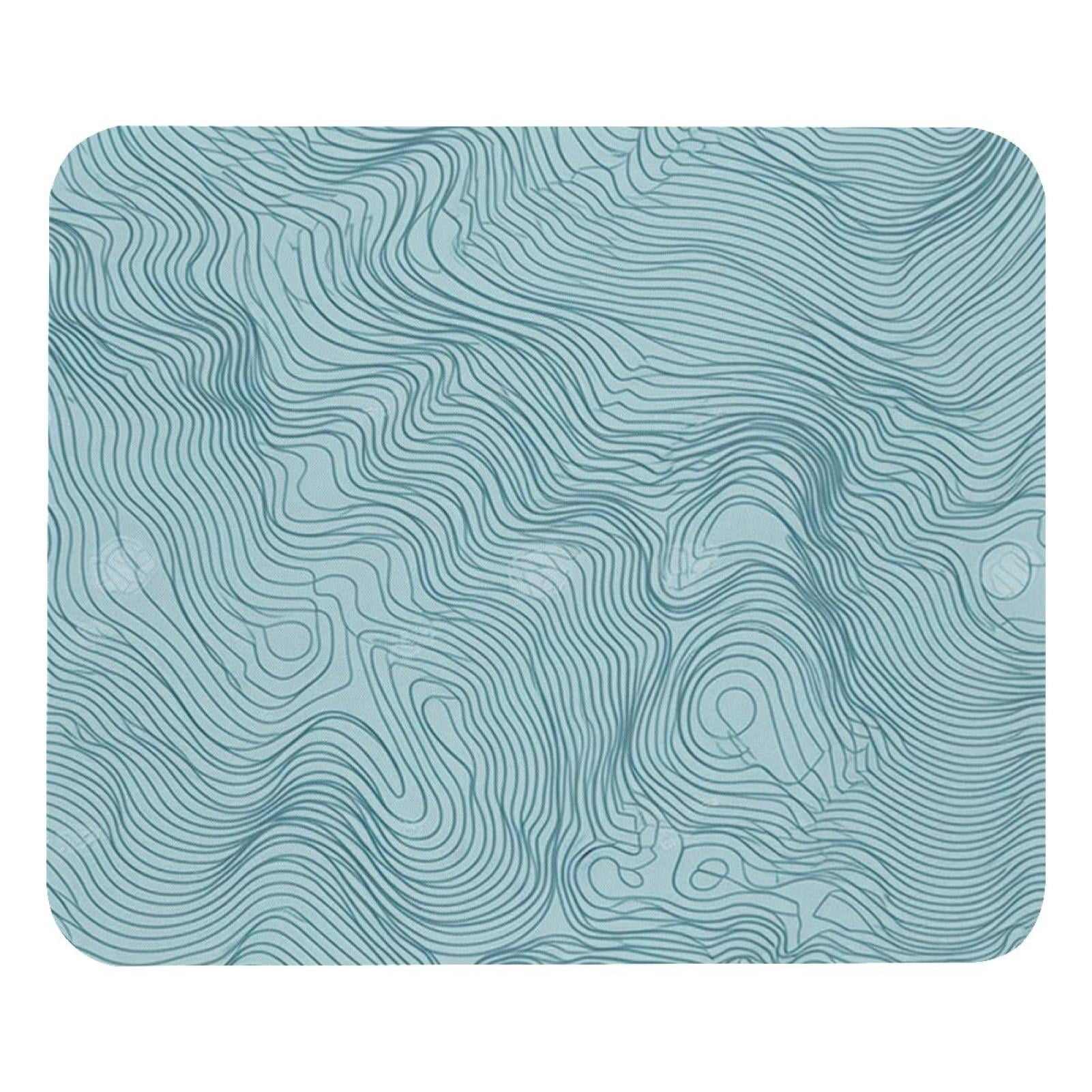 Topography Line Map Mouse Pad, Smooth Mouse Mat, Computer Mouse-pad for ...