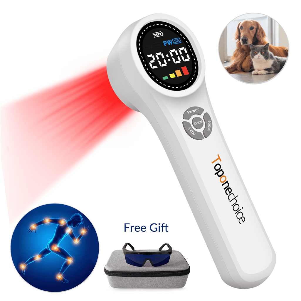 Toponechoice Red Light For Physical Therapy 660nm & 810nm & 980nm Low ...