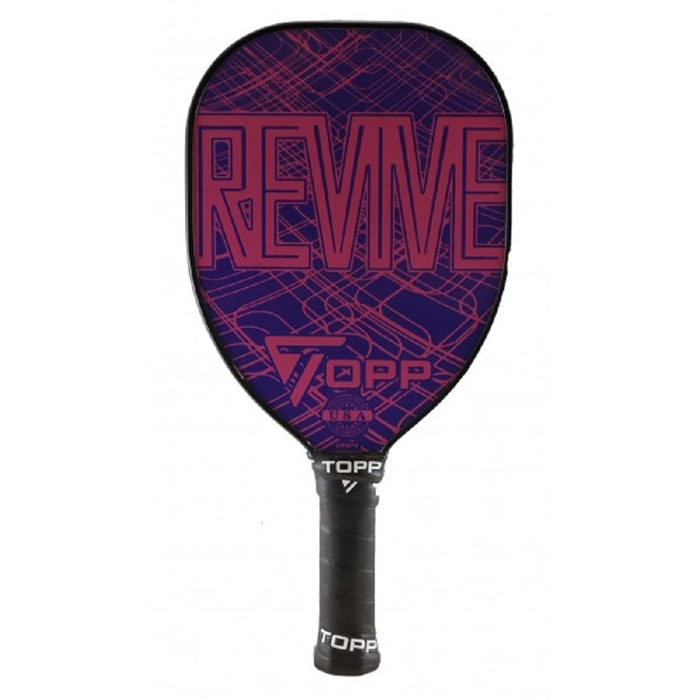 Topp Revive Composite Teardrop Pickleball Paddle (Purple) - Walmart.com
