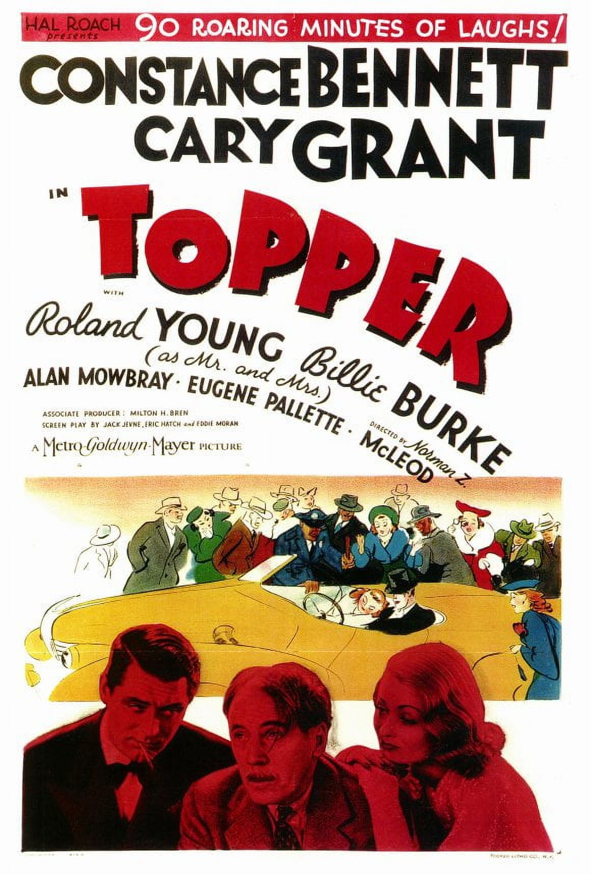 Topper - movie POSTER (Style A) (27" x 40") (1937) - Walmart.com